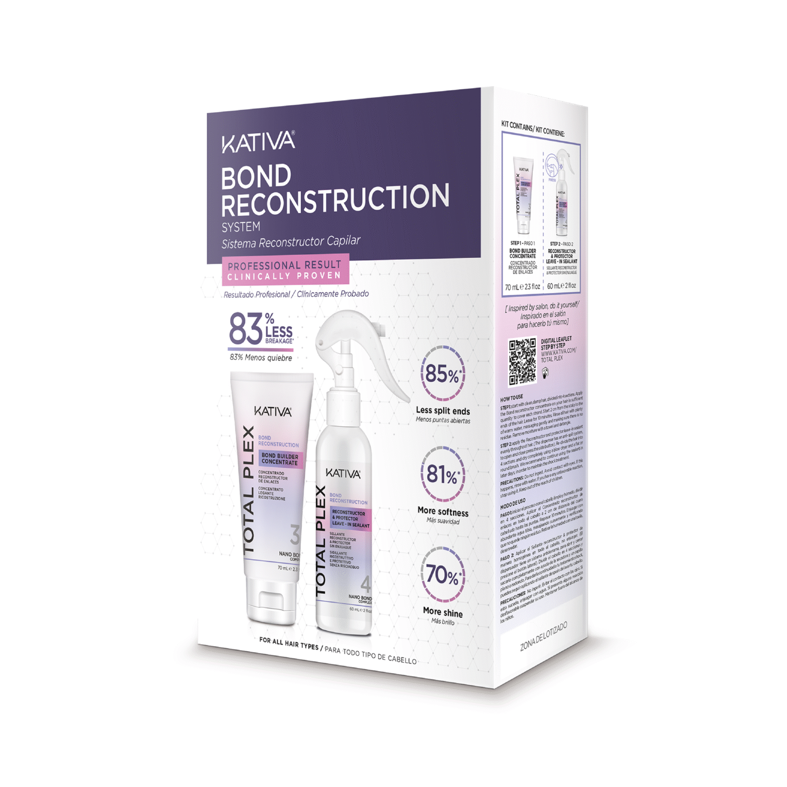 Kativa Total Plex Bond Repair System kit | Ezdan Beauty